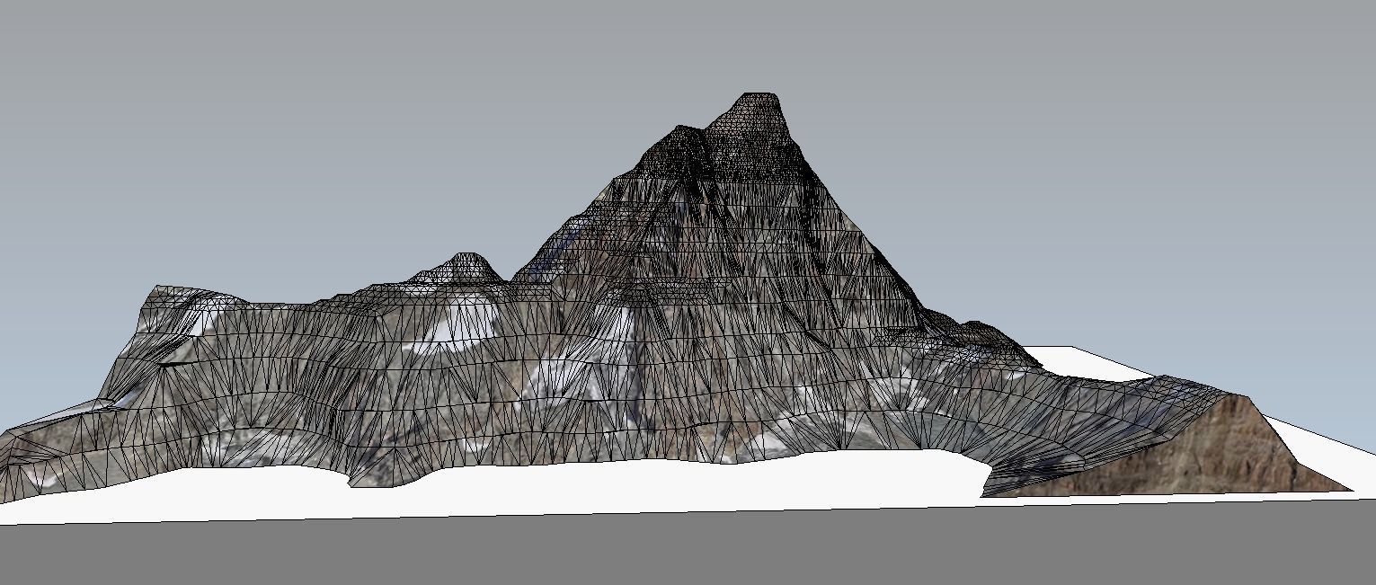3D model The Matterhorn mountain 3d model VR / AR / low-poly | CGTrader