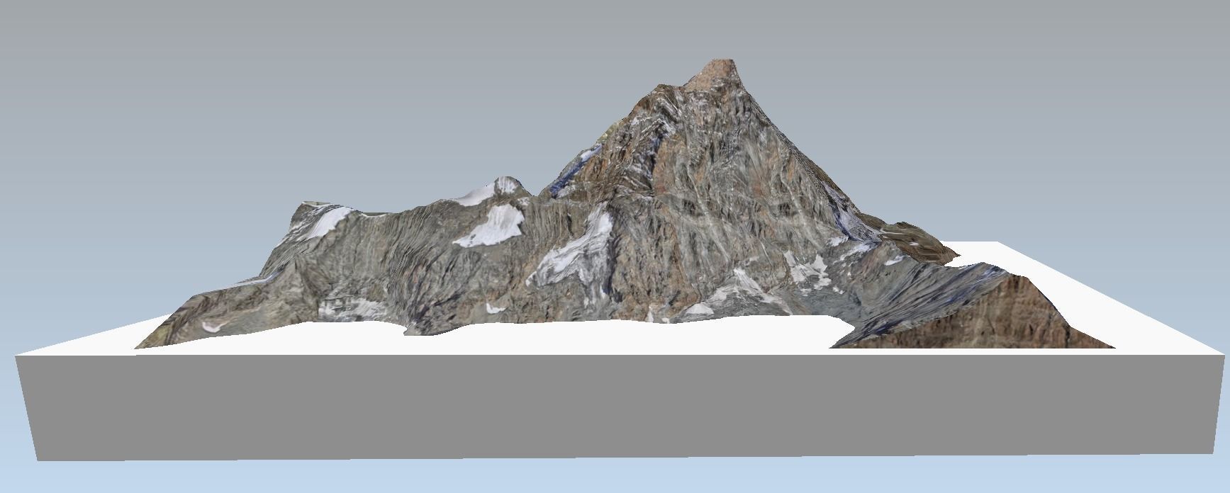 3D model The Matterhorn mountain 3d model VR / AR / low-poly | CGTrader
