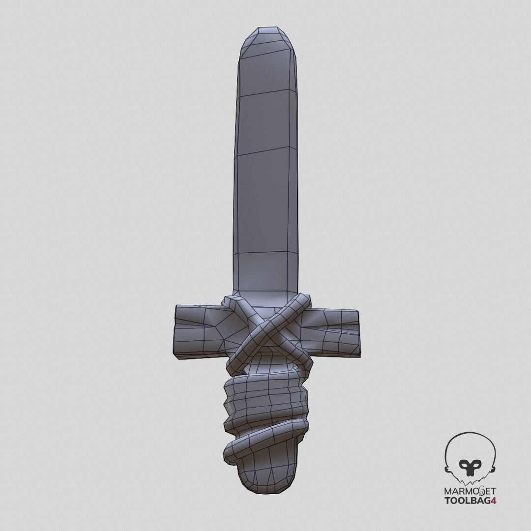 3D model Stylized Wooden Sword VR / AR / low-poly | CGTrader