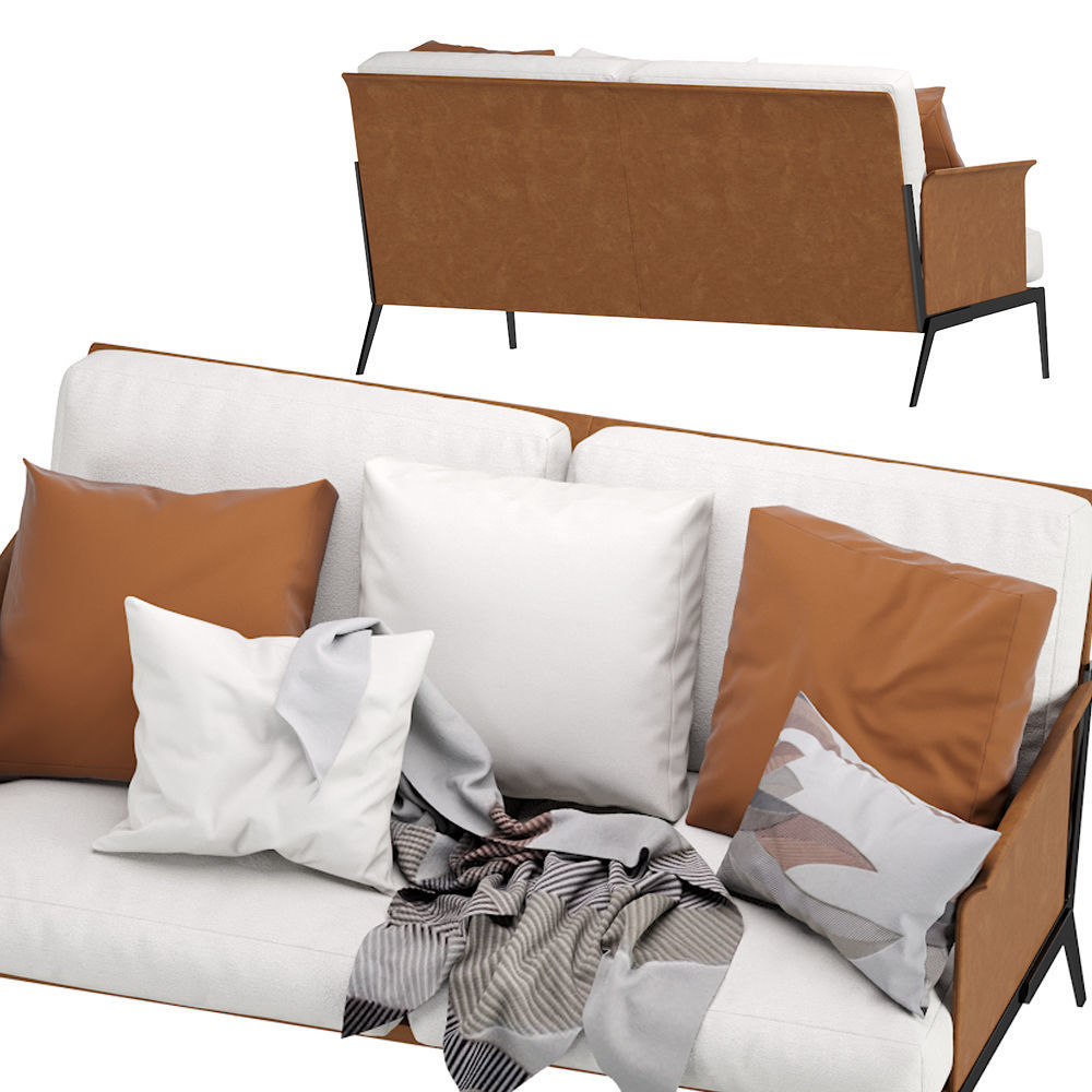 Sofa Happy hour Flexform 3D model | CGTrader