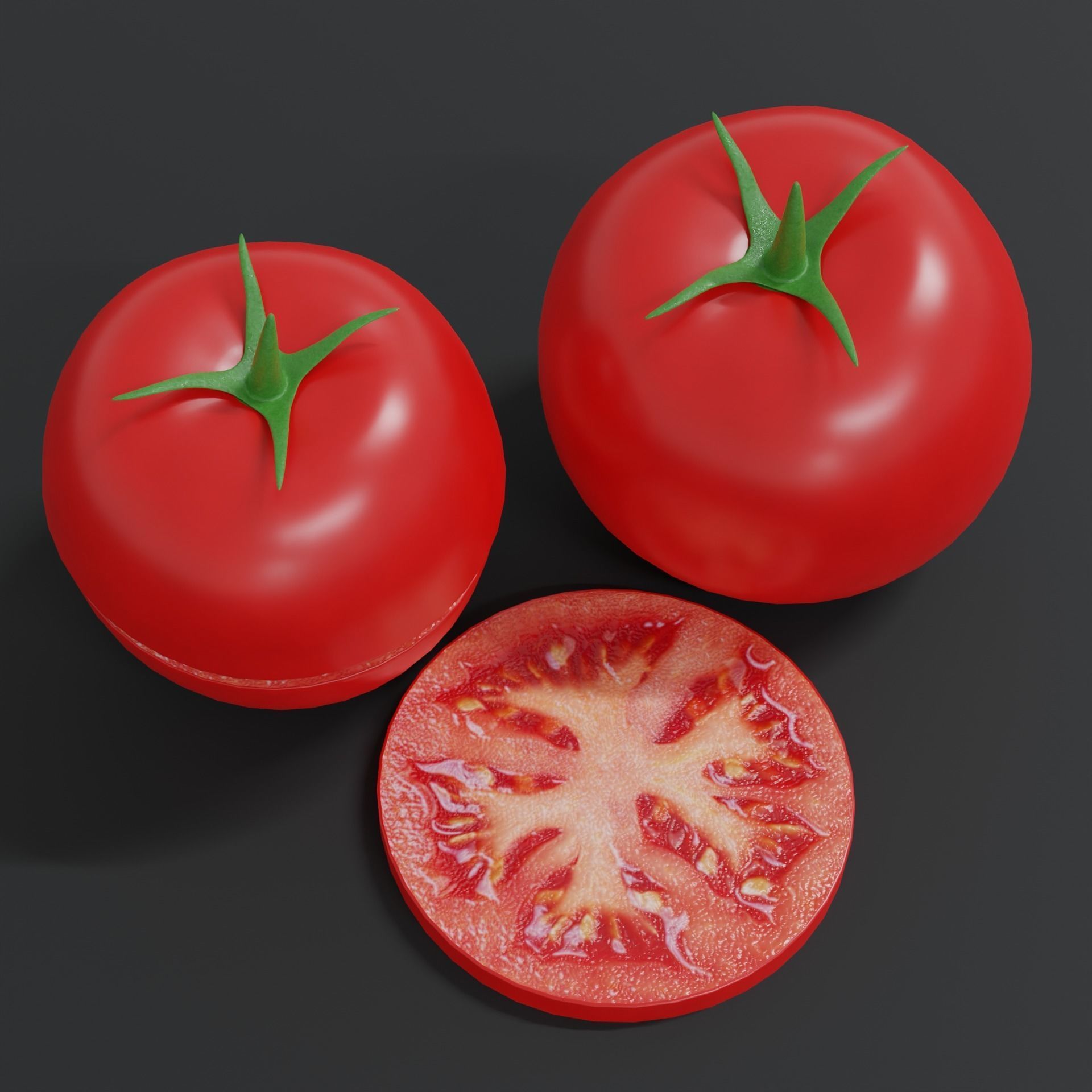 3D model Tomato VR / AR / low-poly | CGTrader
