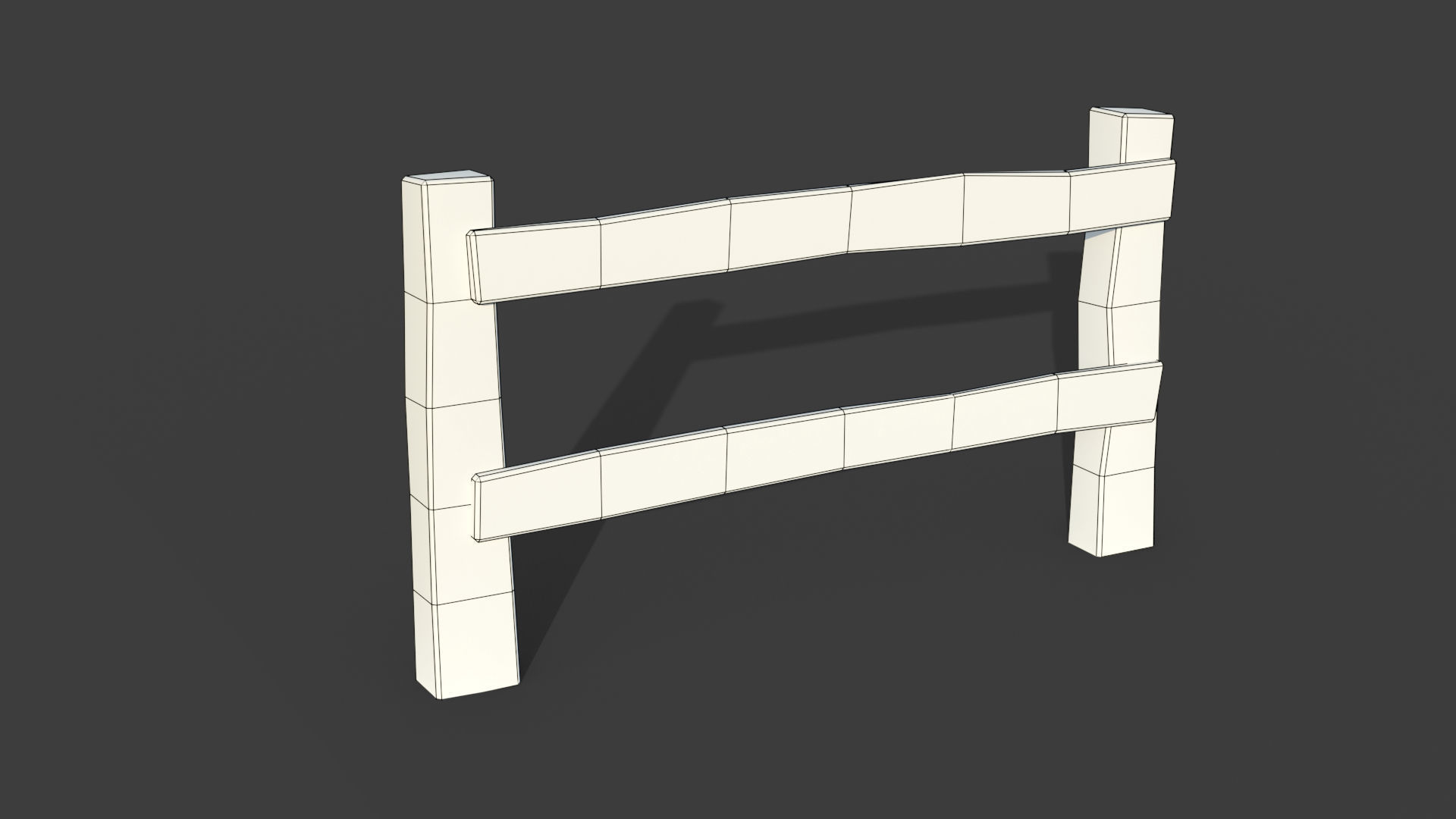 Stylized Fence 3D model | CGTrader