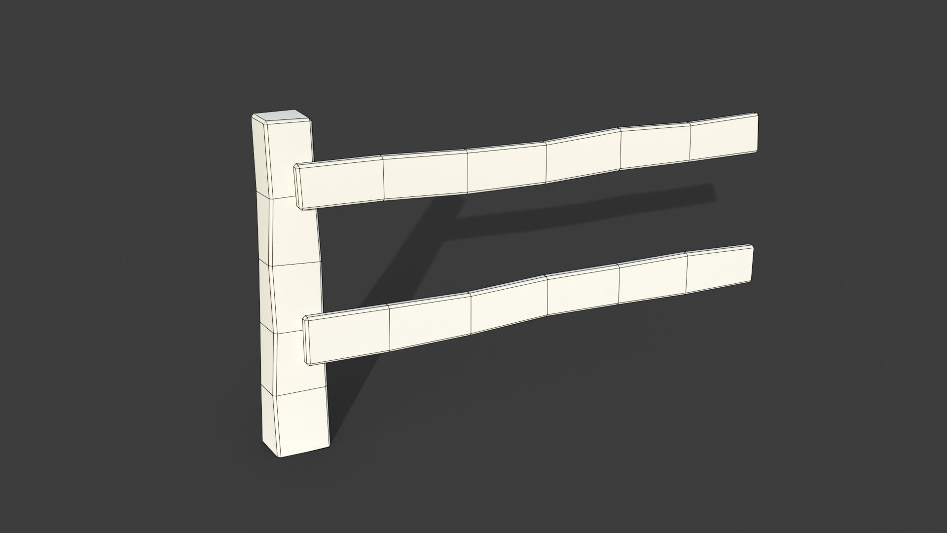 Stylized Fence 3D model | CGTrader
