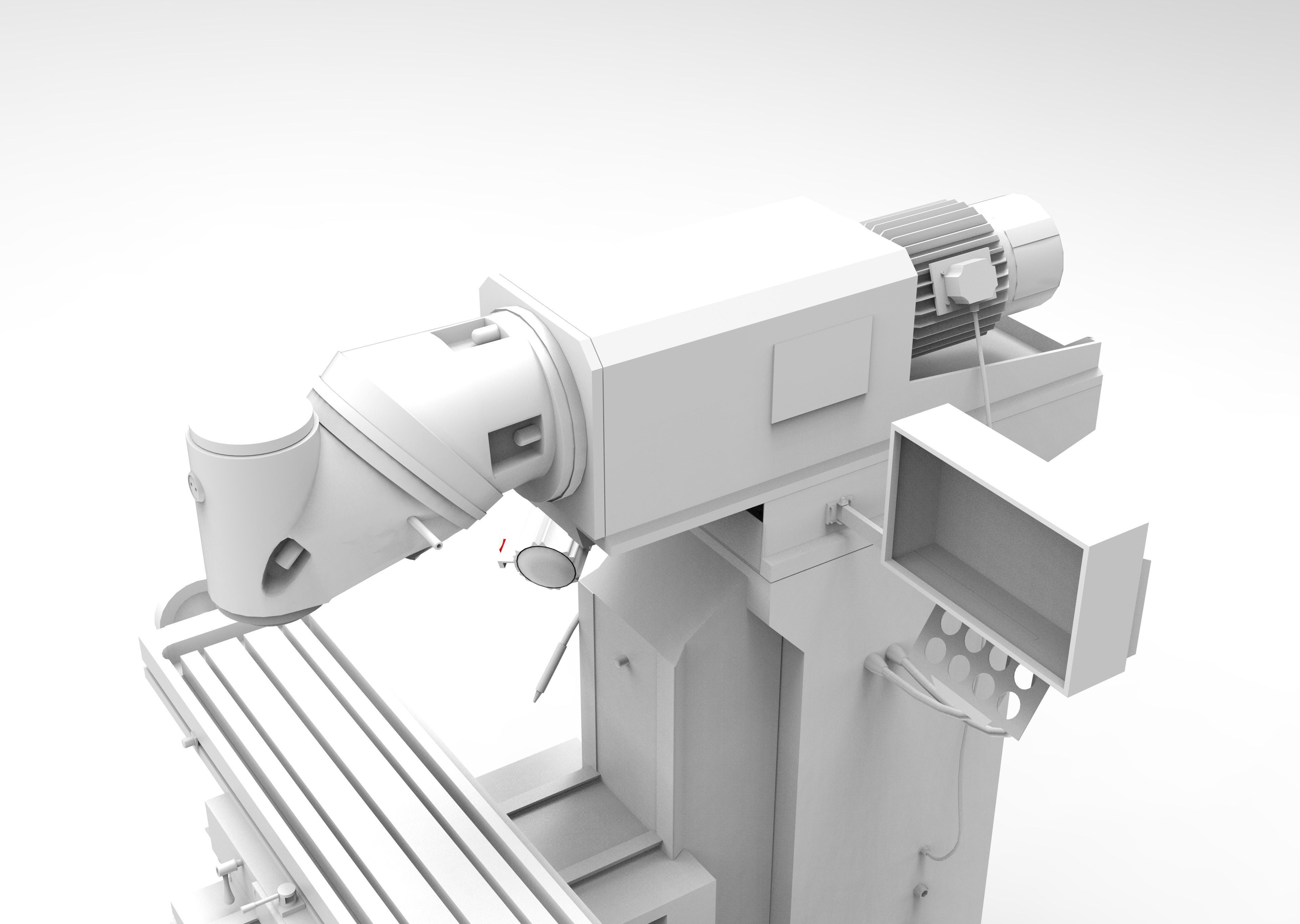 3D model Milling Machine VR VR / AR / low-poly | CGTrader