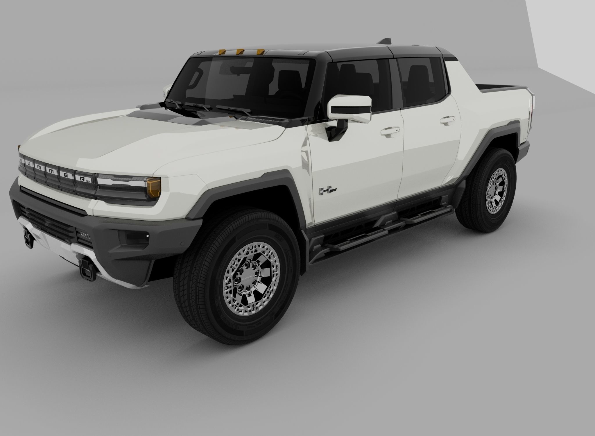 3D model GMC Hummer EV 2022 VR / AR / low-poly | CGTrader