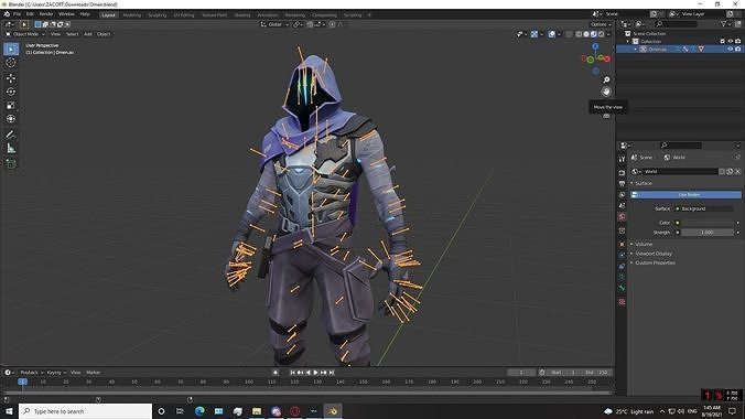 Omen - Valorant free 3D model rigged | CGTrader