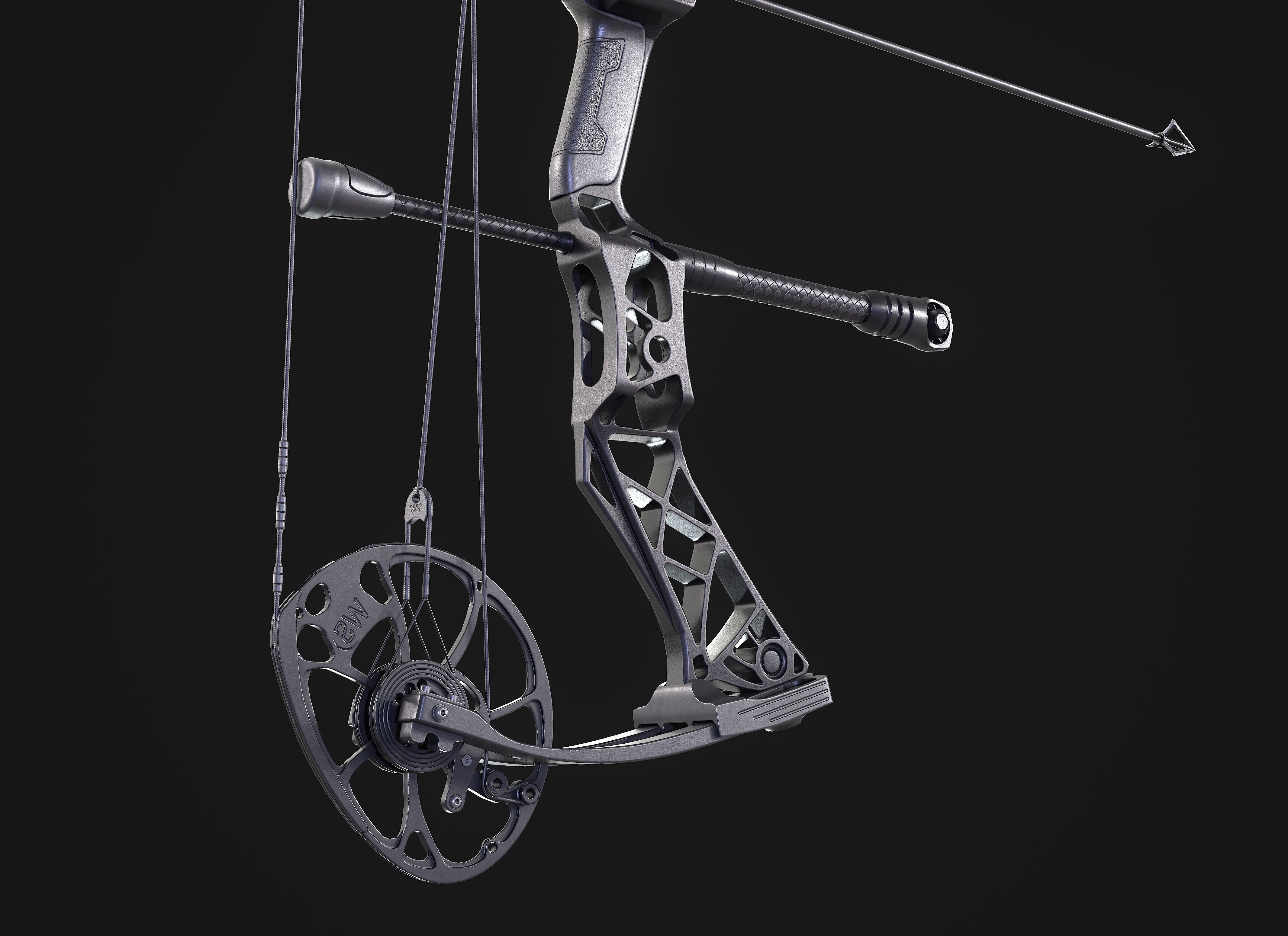 3D model Modern Compound Bow VR / AR / low-poly | CGTrader