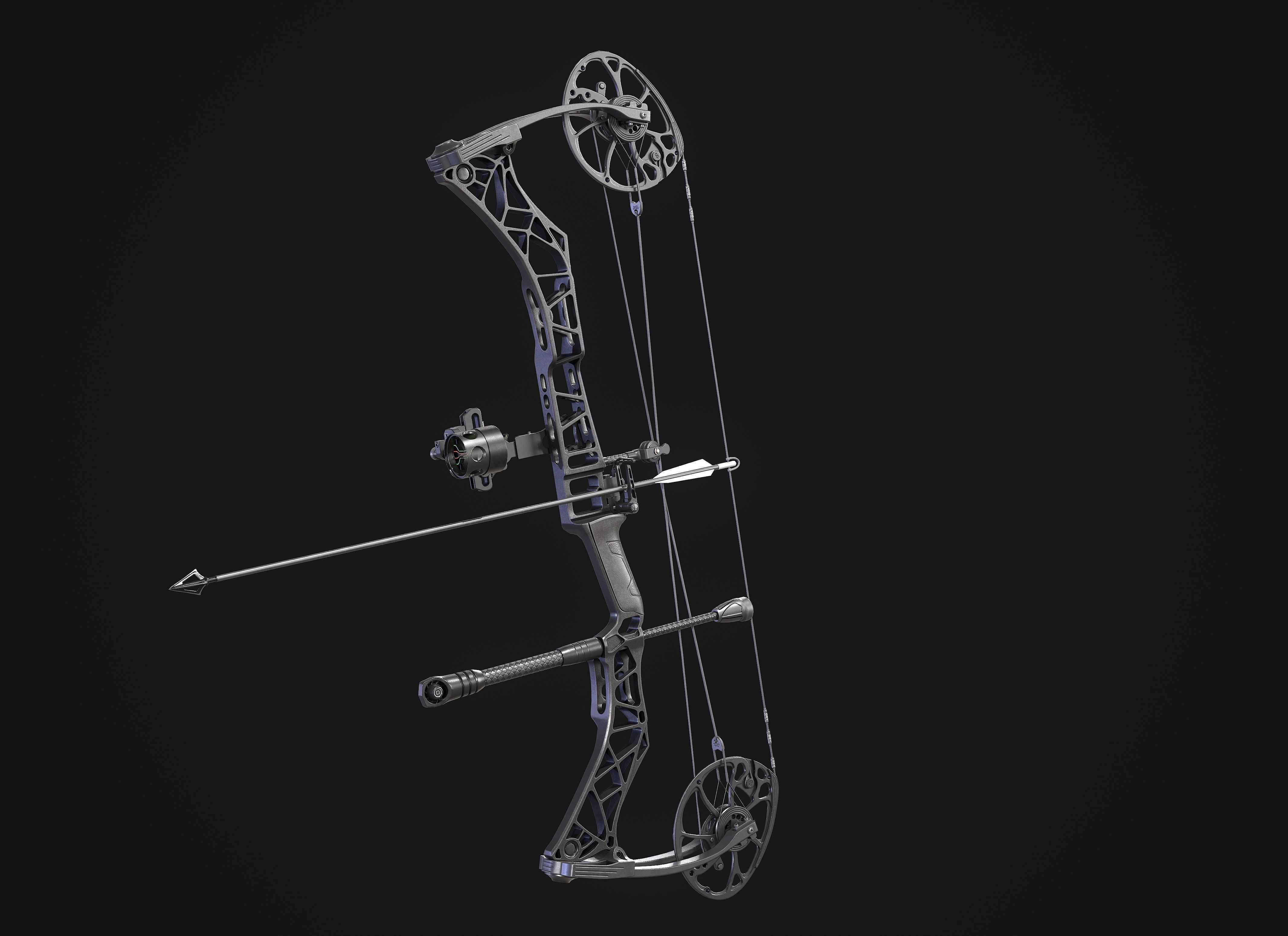 3D model Modern Compound Bow VR / AR / low-poly | CGTrader