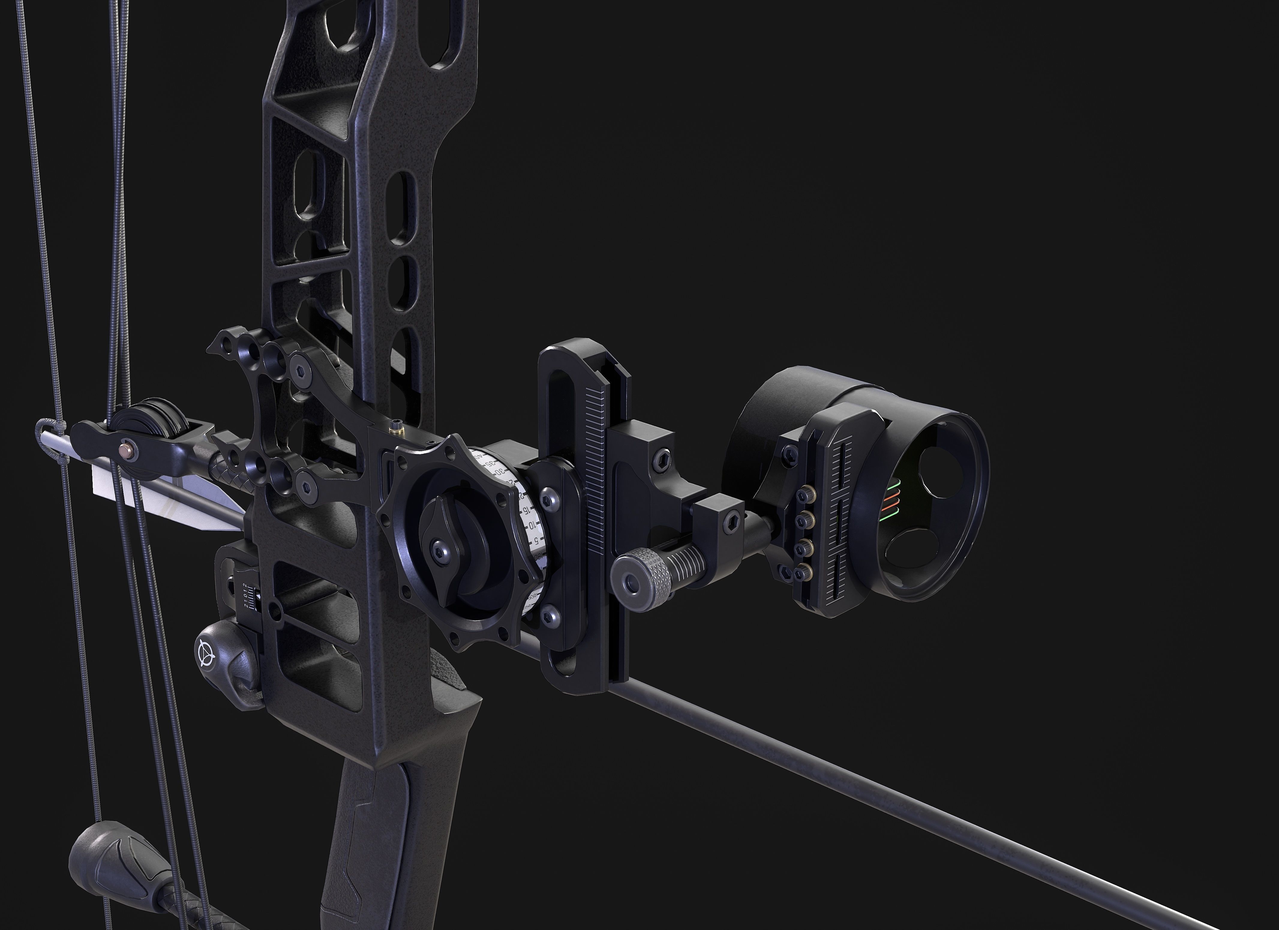 3D model Modern Compound Bow VR / AR / low-poly | CGTrader