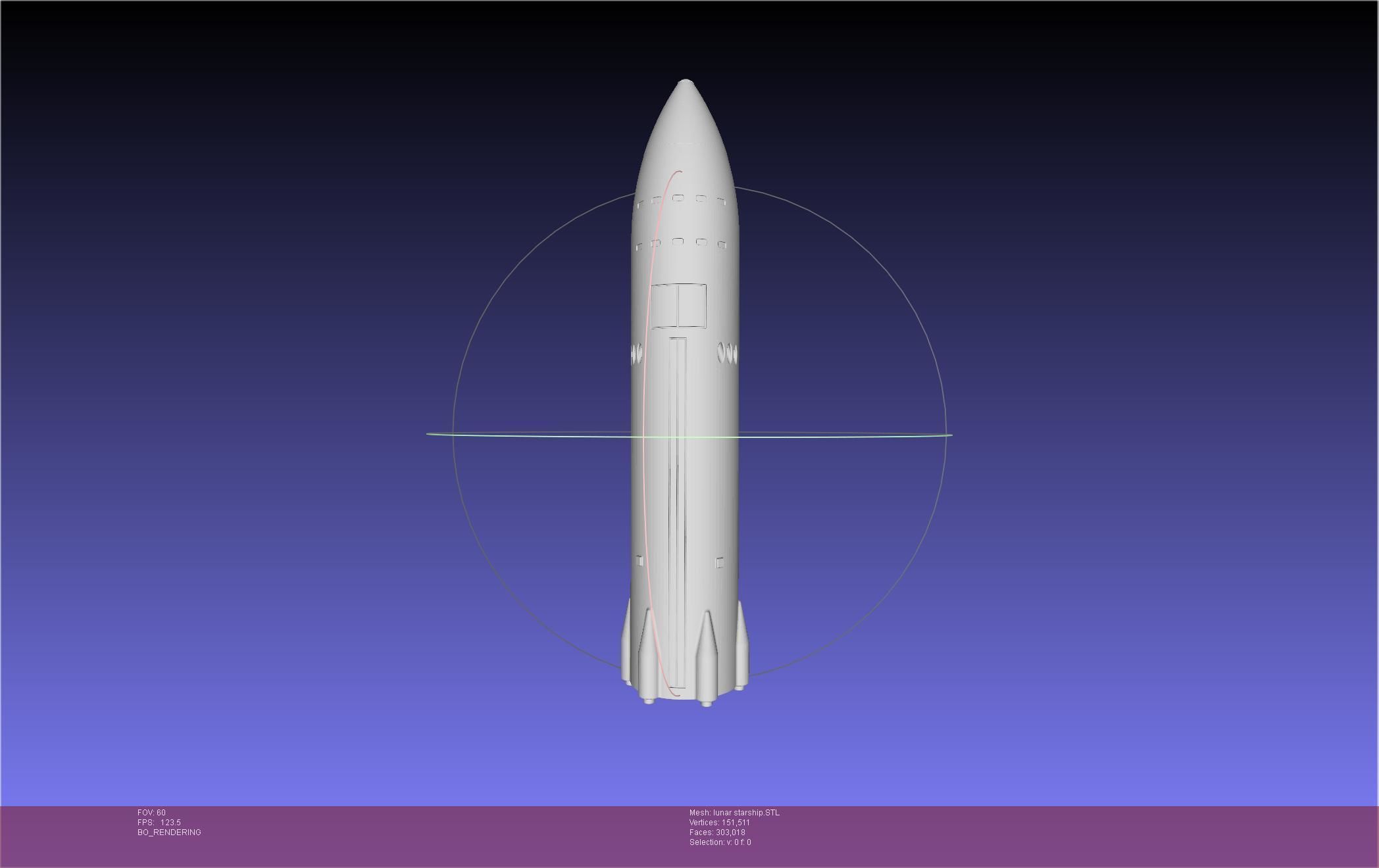 Space X Lunar Starship Printable Model 3D model 3D printable | CGTrader