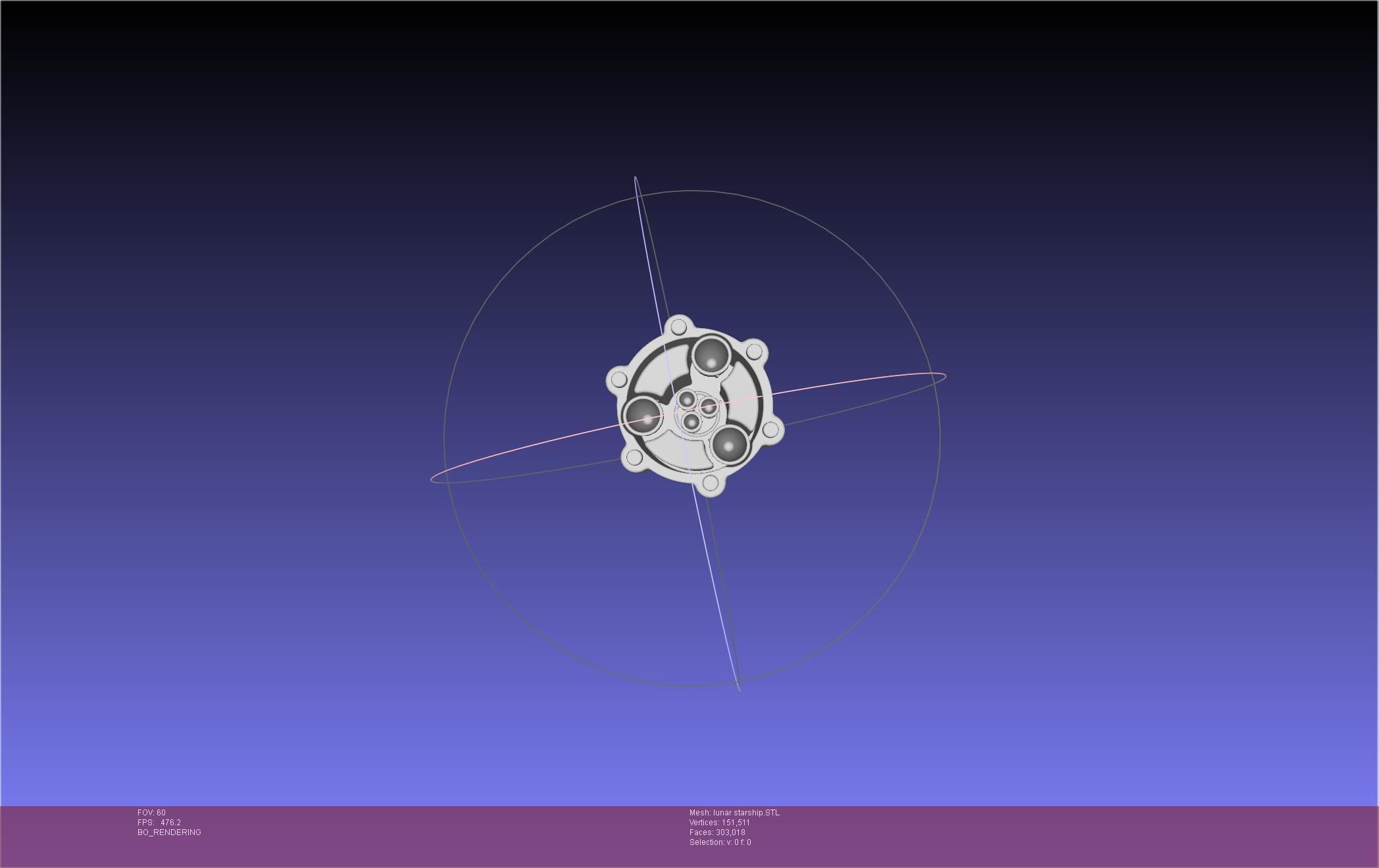 Space X Lunar Starship Printable Model 3D model 3D printable | CGTrader