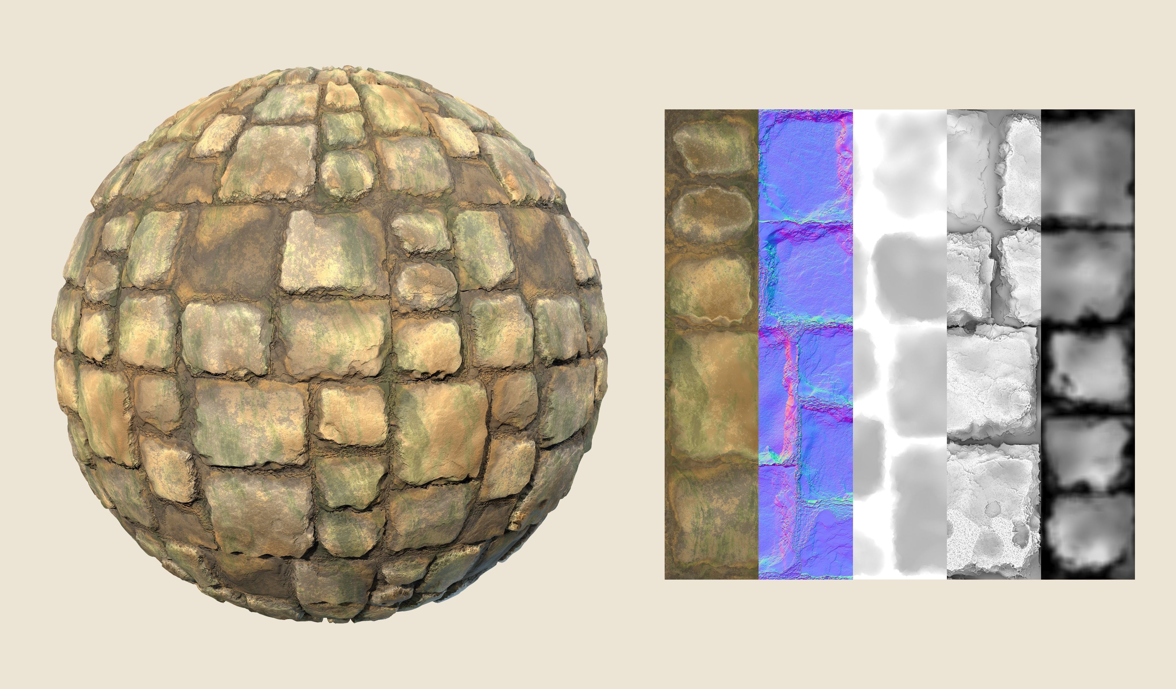Rock wall PBR seamless material free Texture | CGTrader