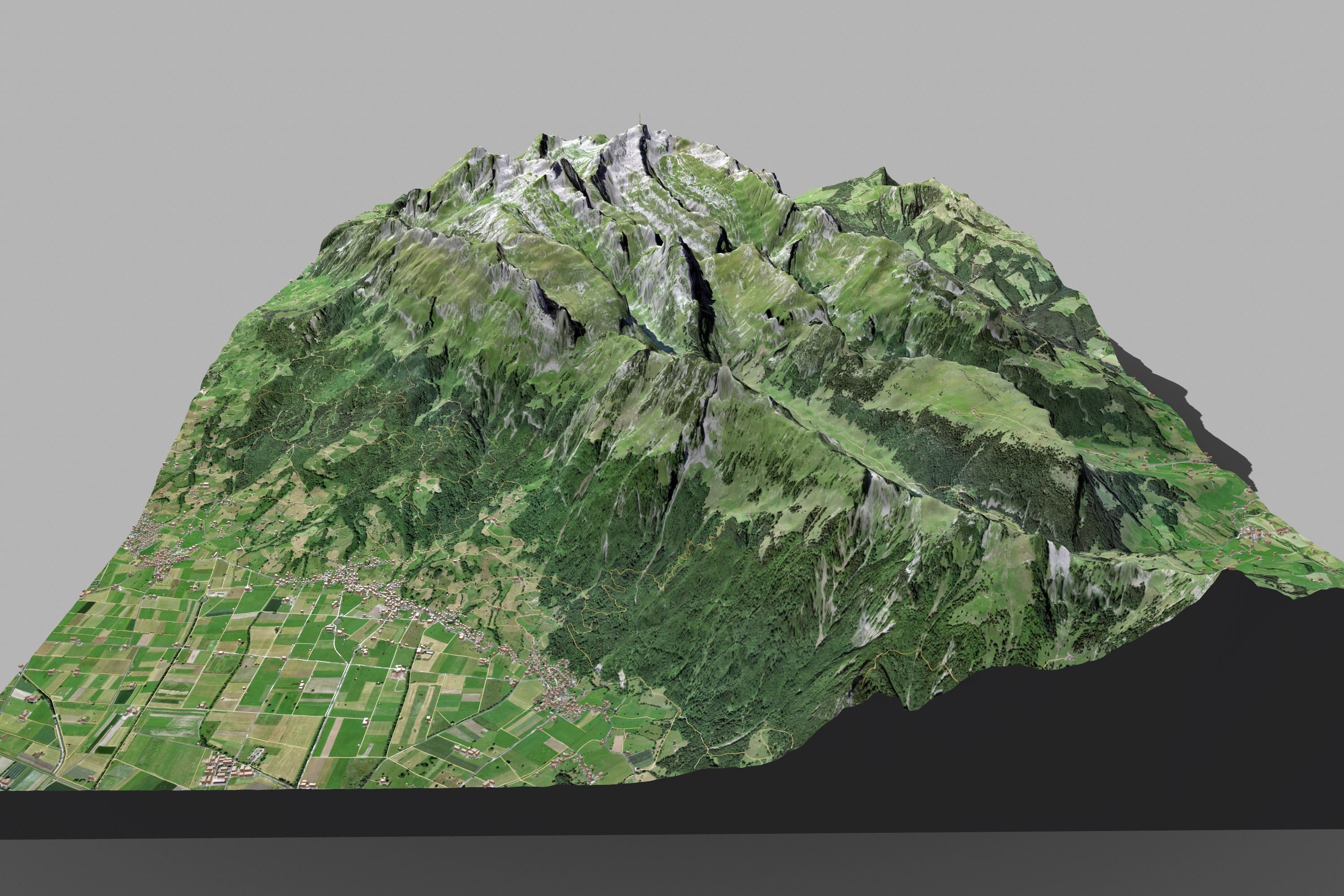 Mountain landscape The Appenzell Alps 3D model | CGTrader