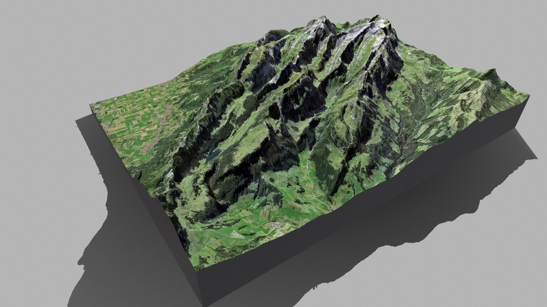 Mountain landscape The Appenzell Alps 3D model | CGTrader
