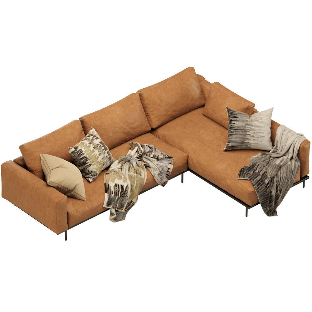 Coco Republic The Mateo Modular Sofa 3D model | CGTrader
