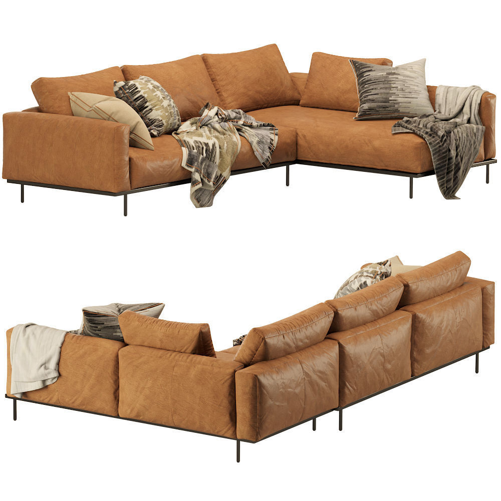Coco Republic The Mateo Modular Sofa 3D model | CGTrader