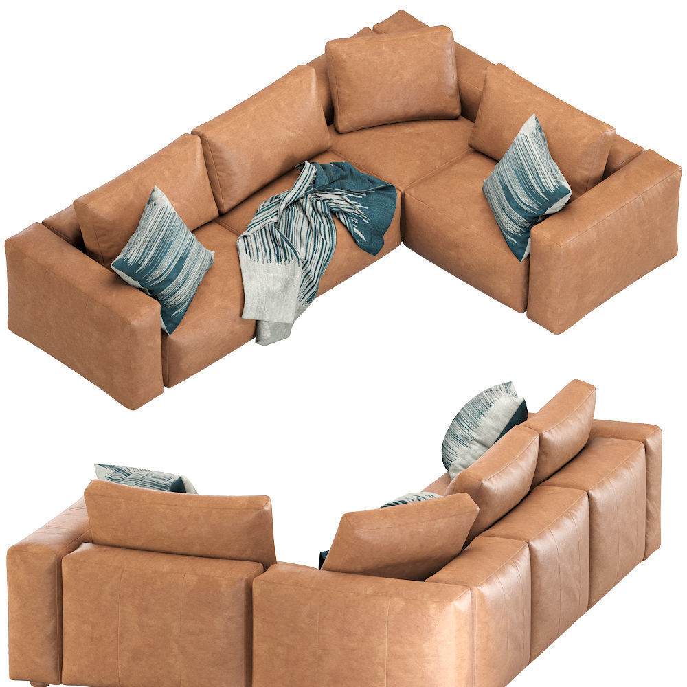 Coco Republic The Soren Modular Sofa 3D model | CGTrader