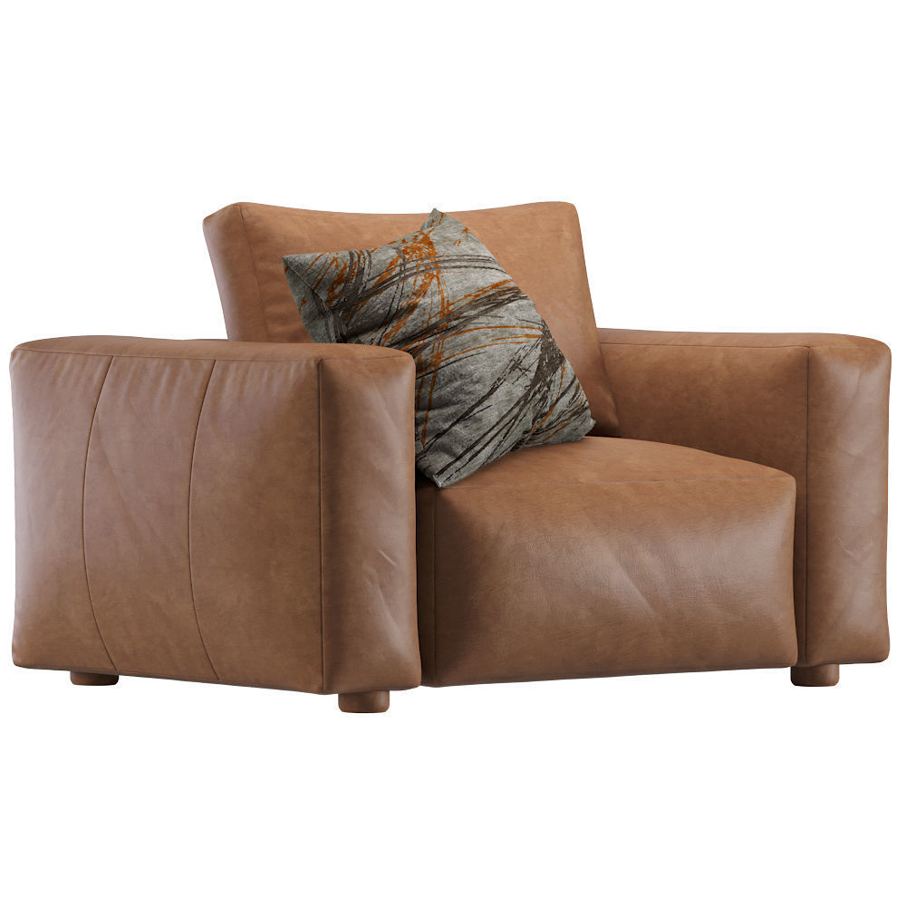 Coco Republic Soren Armchair 3D model | CGTrader