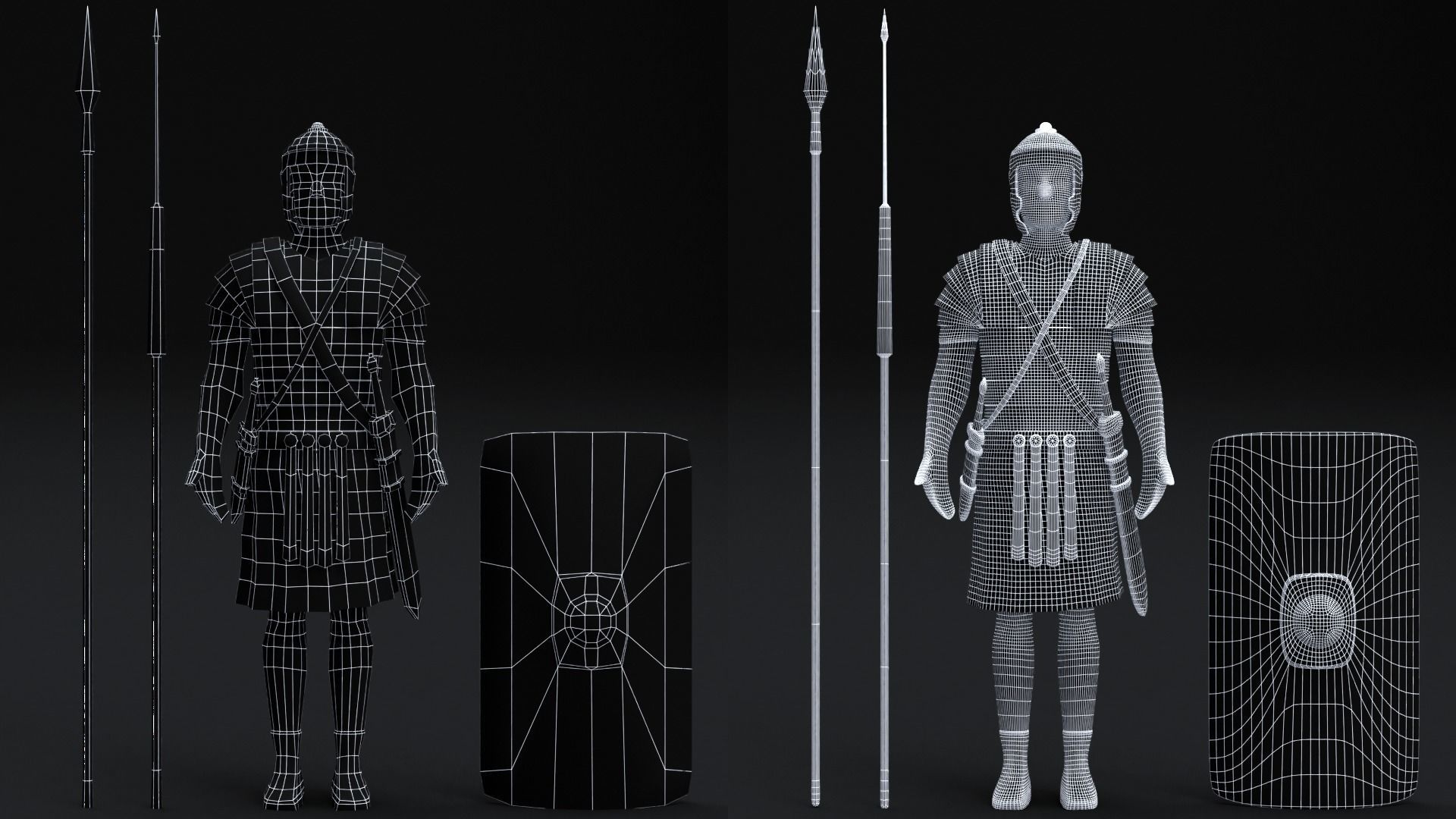 3D model Roman Soldier 2 VR / AR / low-poly | CGTrader