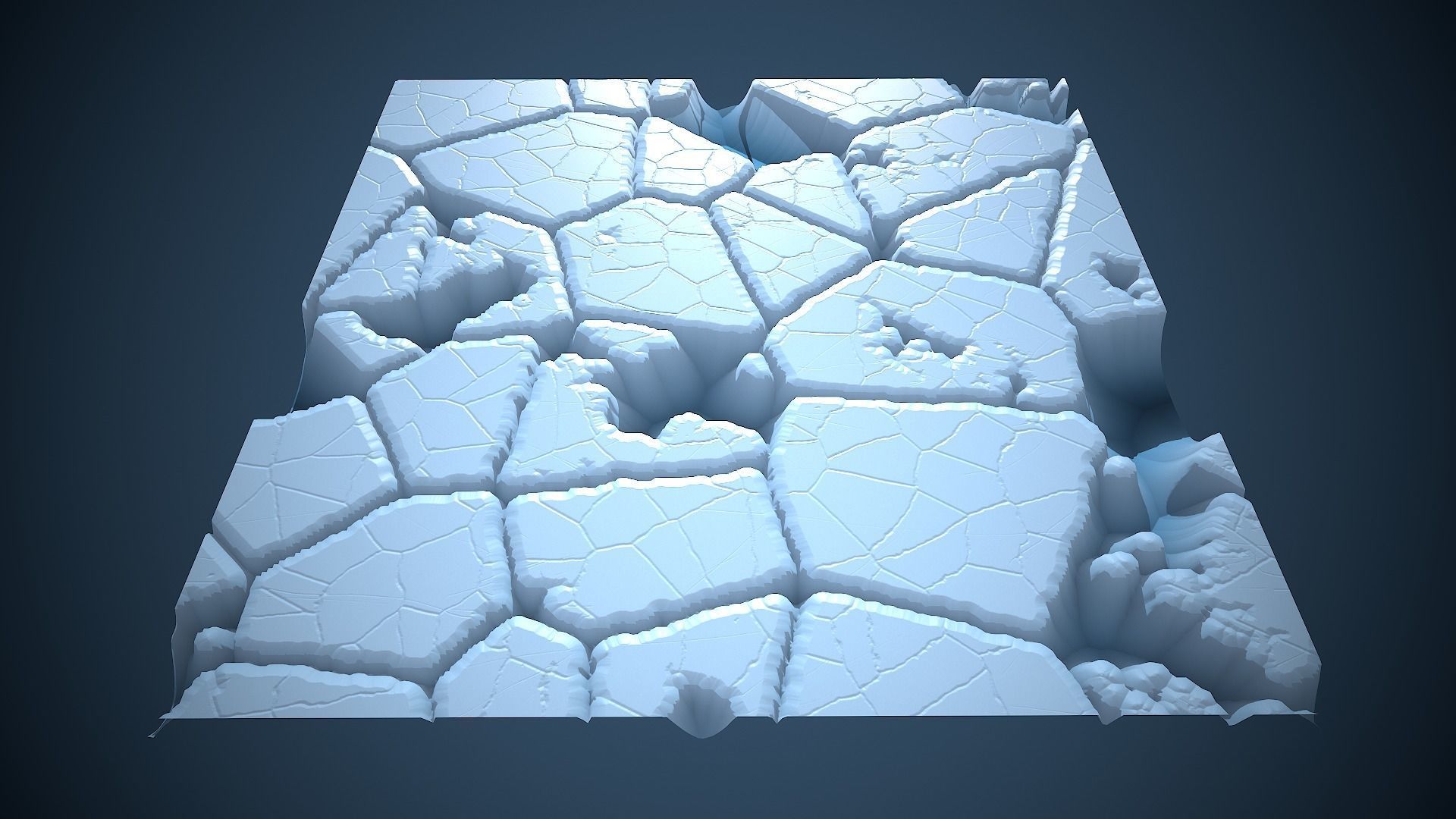 Stylized Ice PBR Material Texture | CGTrader