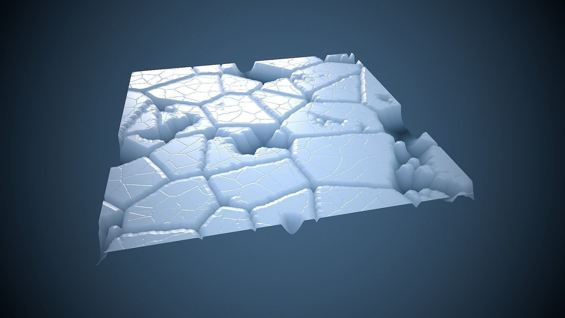 Stylized Ice PBR Material Texture | CGTrader
