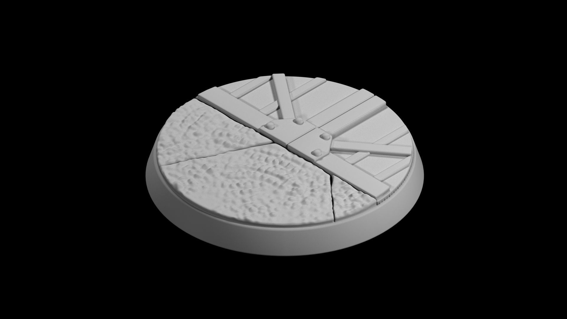 Warhammer 40k - Sector Imperialis 40mm Round Bases 3D model 3D ...