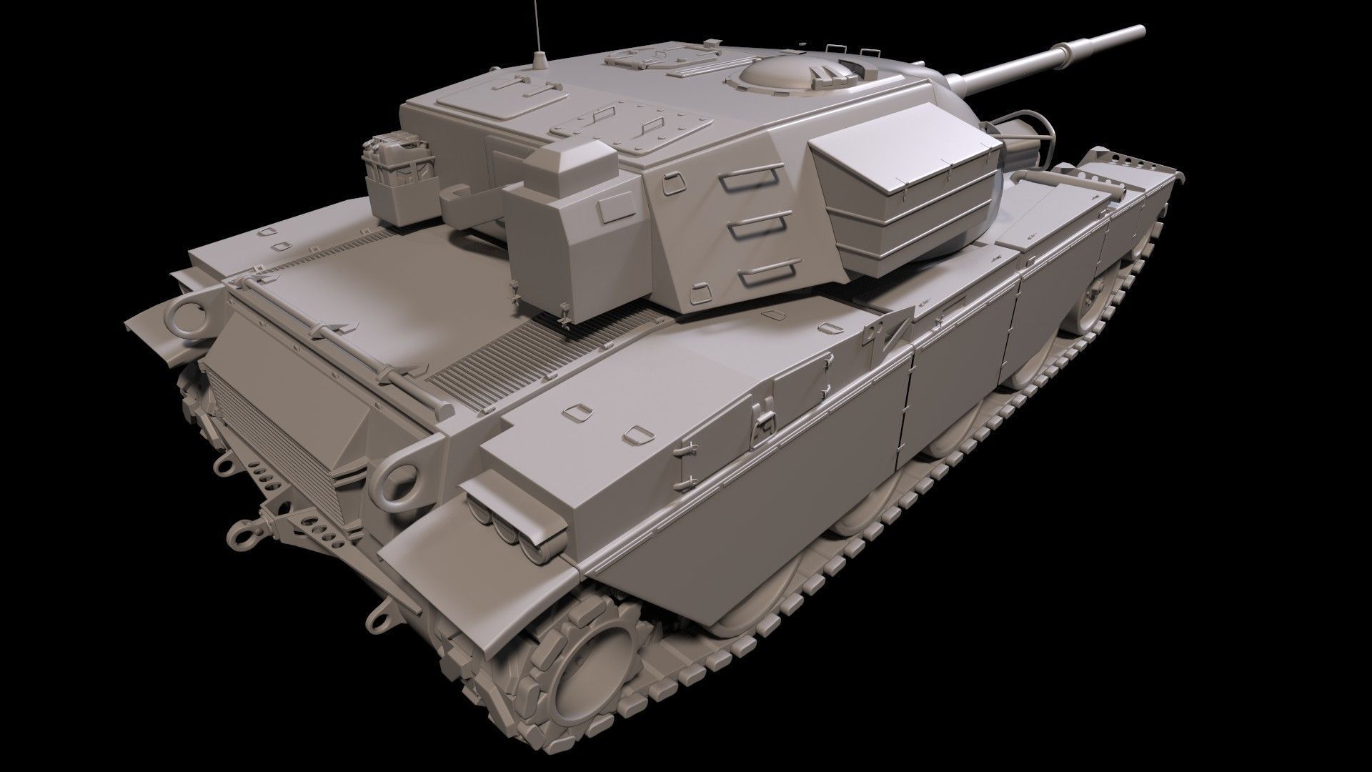 T95 FV4201 CHIEFTAIN 3D model | CGTrader