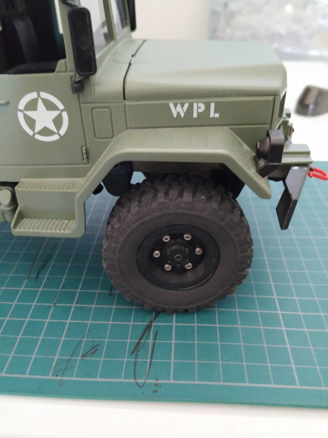 Beadlock wheel Military Truck WPL B 6x6 free 3D model 3D printable ...