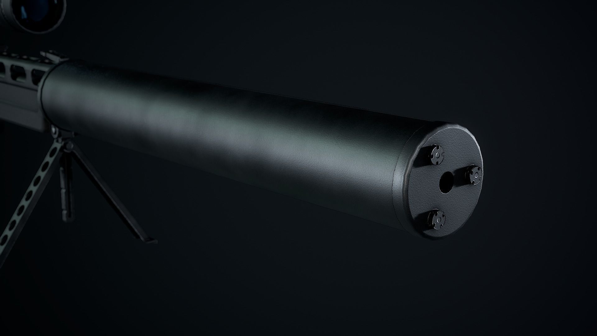 3D model VKS sniper rifle VR / AR / low-poly | CGTrader