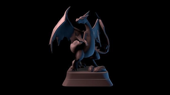 Mega Charizard Y Mega Dracaufeu Y 3D model 3D printable | CGTrader