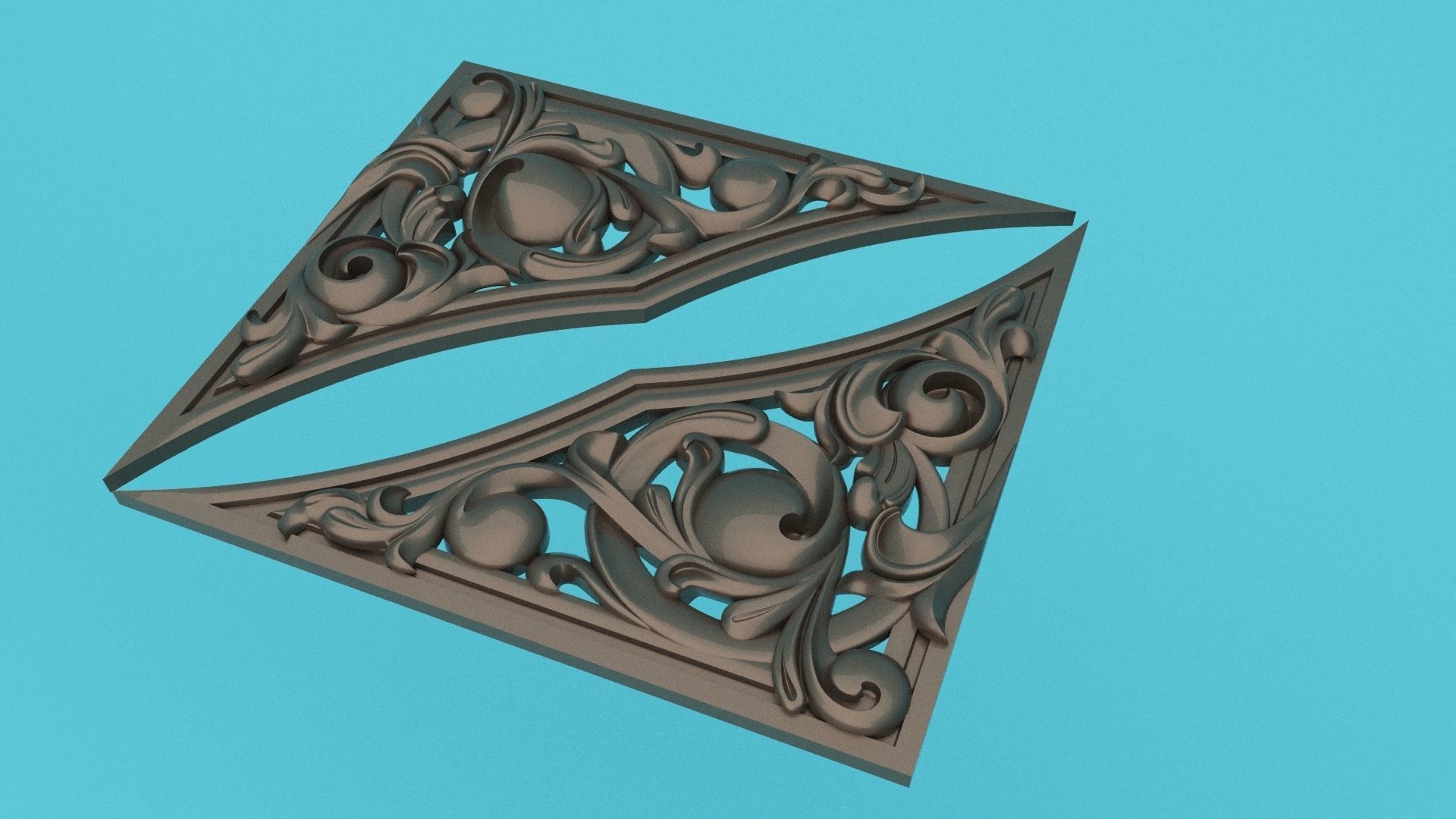 3D model Angle decor 3d model molding VR / AR / low-poly | CGTrader