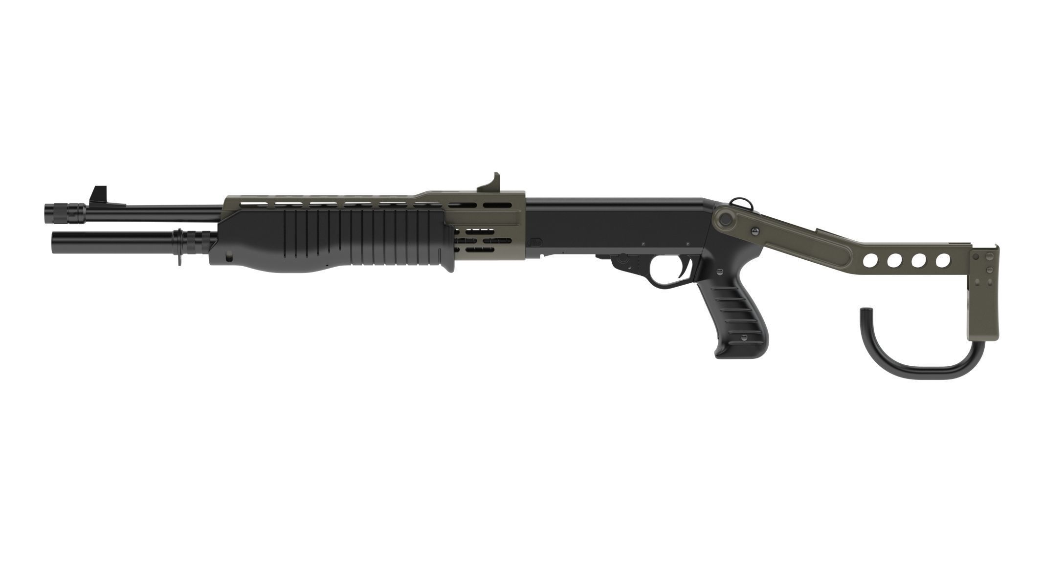 Franchi SPAS-12 3D model | CGTrader