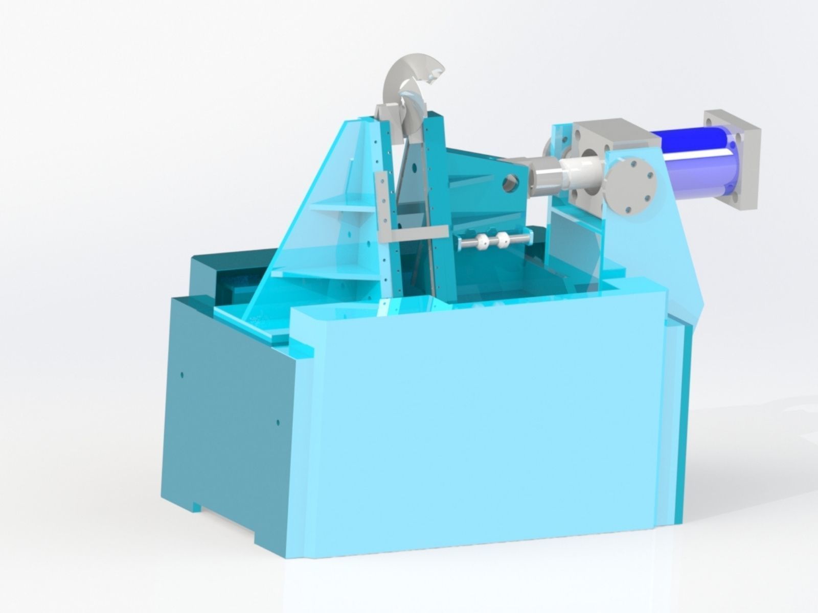 Helix screw bending machine 3D model 3D printable | CGTrader