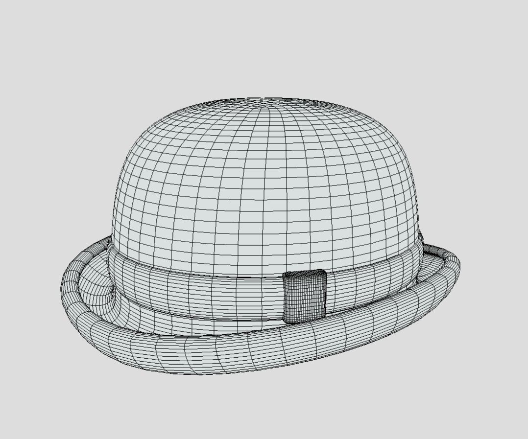 english bowler hat 3D model | CGTrader