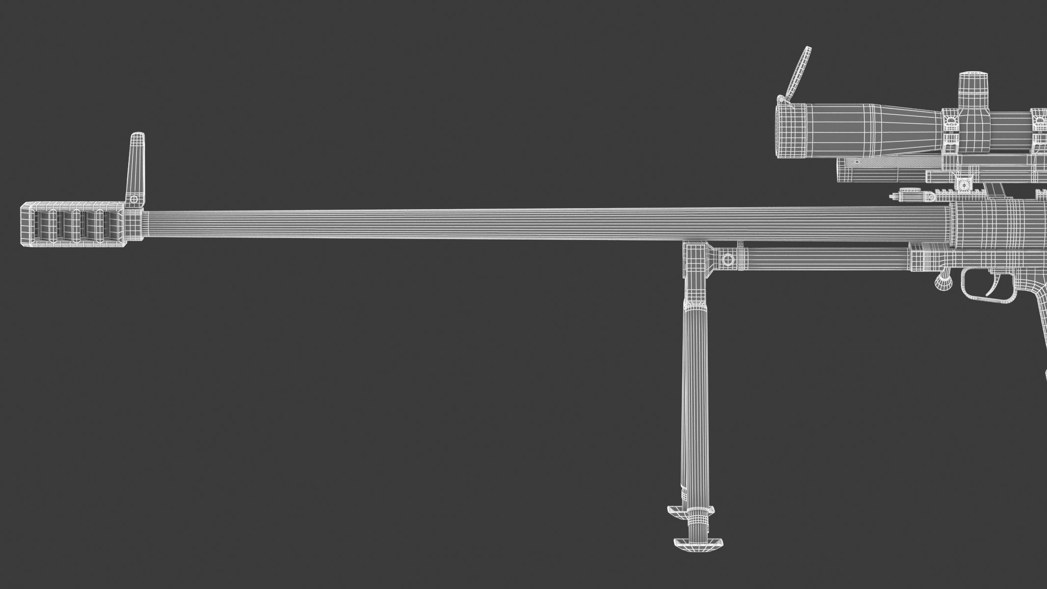 KSVK 12 Sniper Rifle 3D model | CGTrader