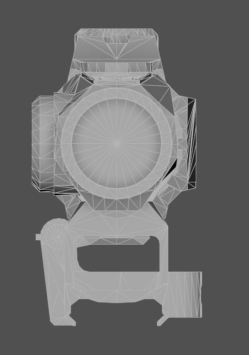 3D model Sig Sauer - Romeo 5 Red Dot Sight VR / AR / low-poly | CGTrader