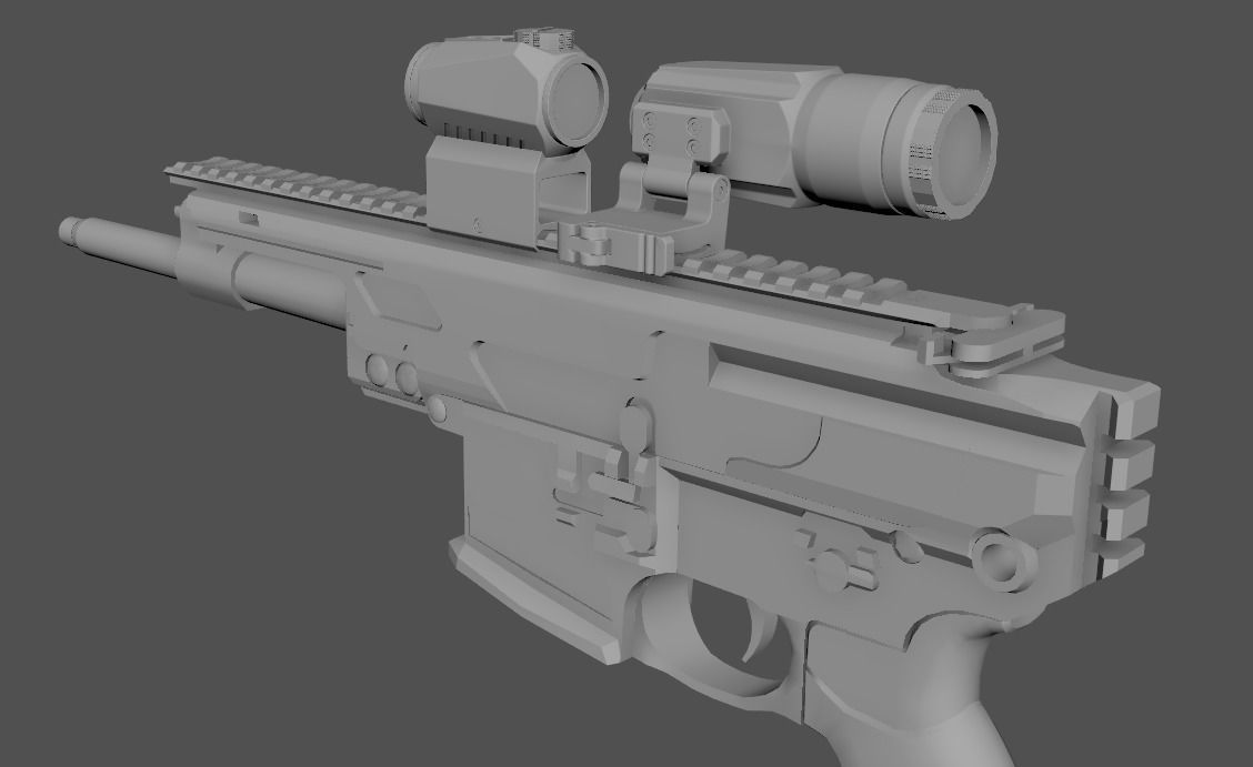 3D model Sig Sauer - Romeo 5 Red Dot Sight VR / AR / low-poly | CGTrader