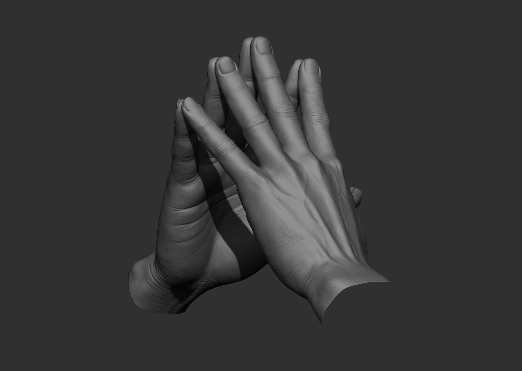 12 Male hand poses 3D model | CGTrader