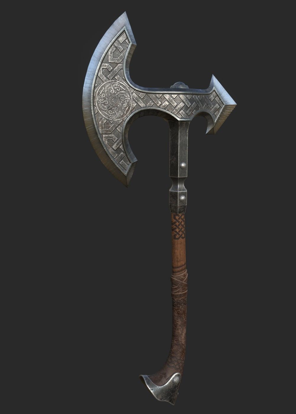3D model One handed Axe VR / AR / low-poly | CGTrader