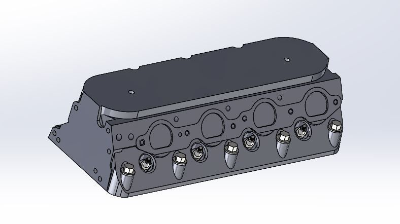LS3 Head CAD Model in Solidworks 3D model | CGTrader