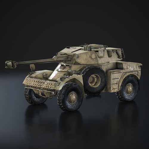 3D model AML 90 Army of Iraq Israel and Argentina VR / AR / low-poly ...
