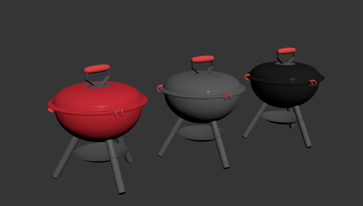 Grill 3D model | CGTrader