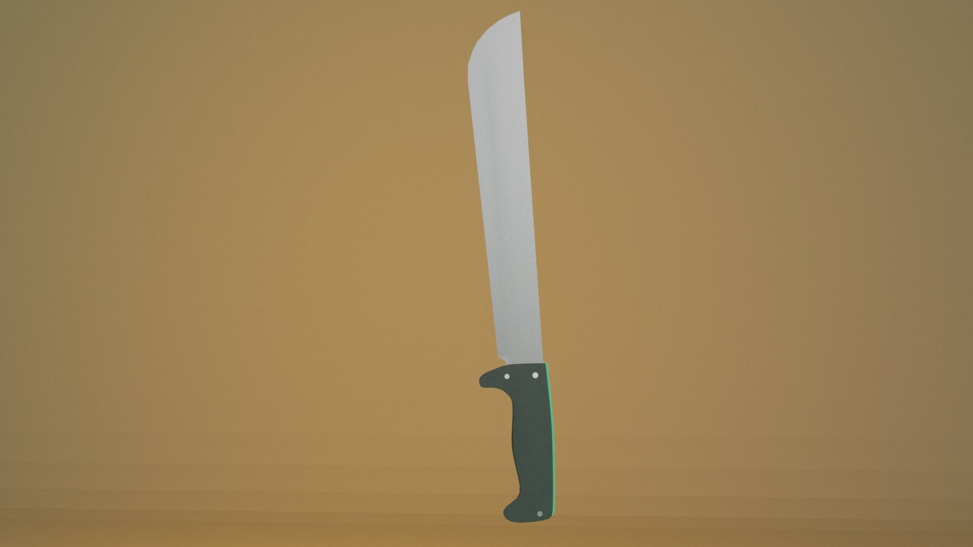 Machete Carbon Hilt free VR / AR / low-poly 3D model | CGTrader