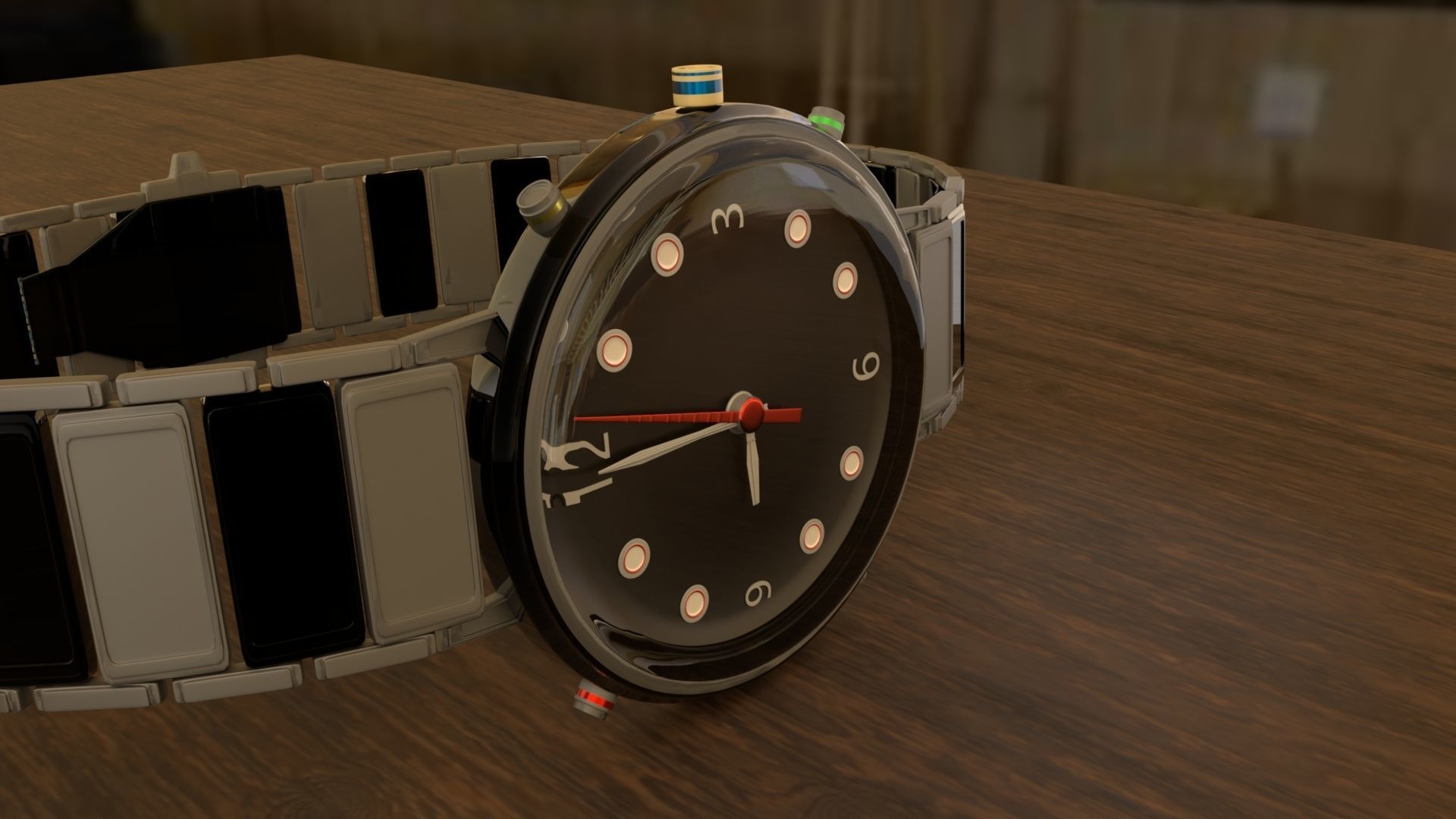 wrist Watch 3d model 2020 3D model animated | CGTrader