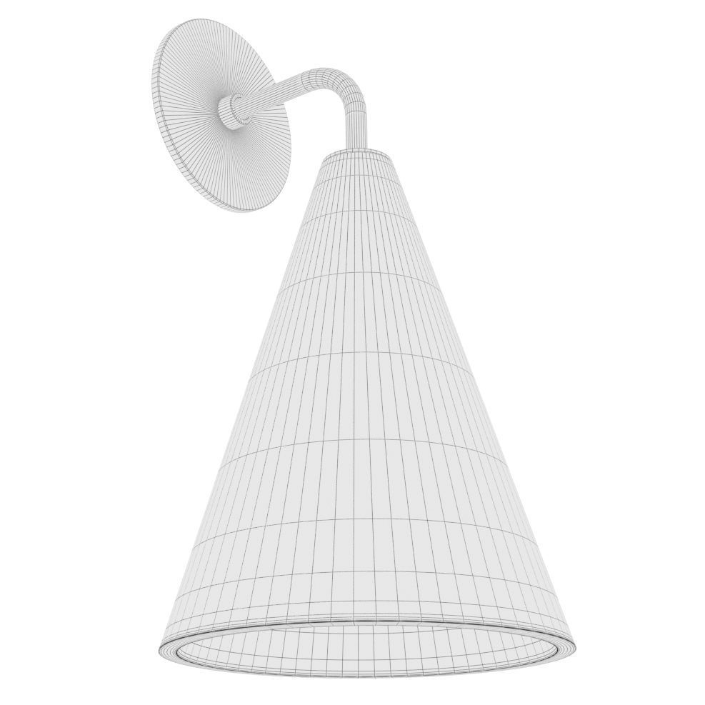 PLASTER CONE WALL LIGHT BY ROSE UNIACKE 3D model | CGTrader