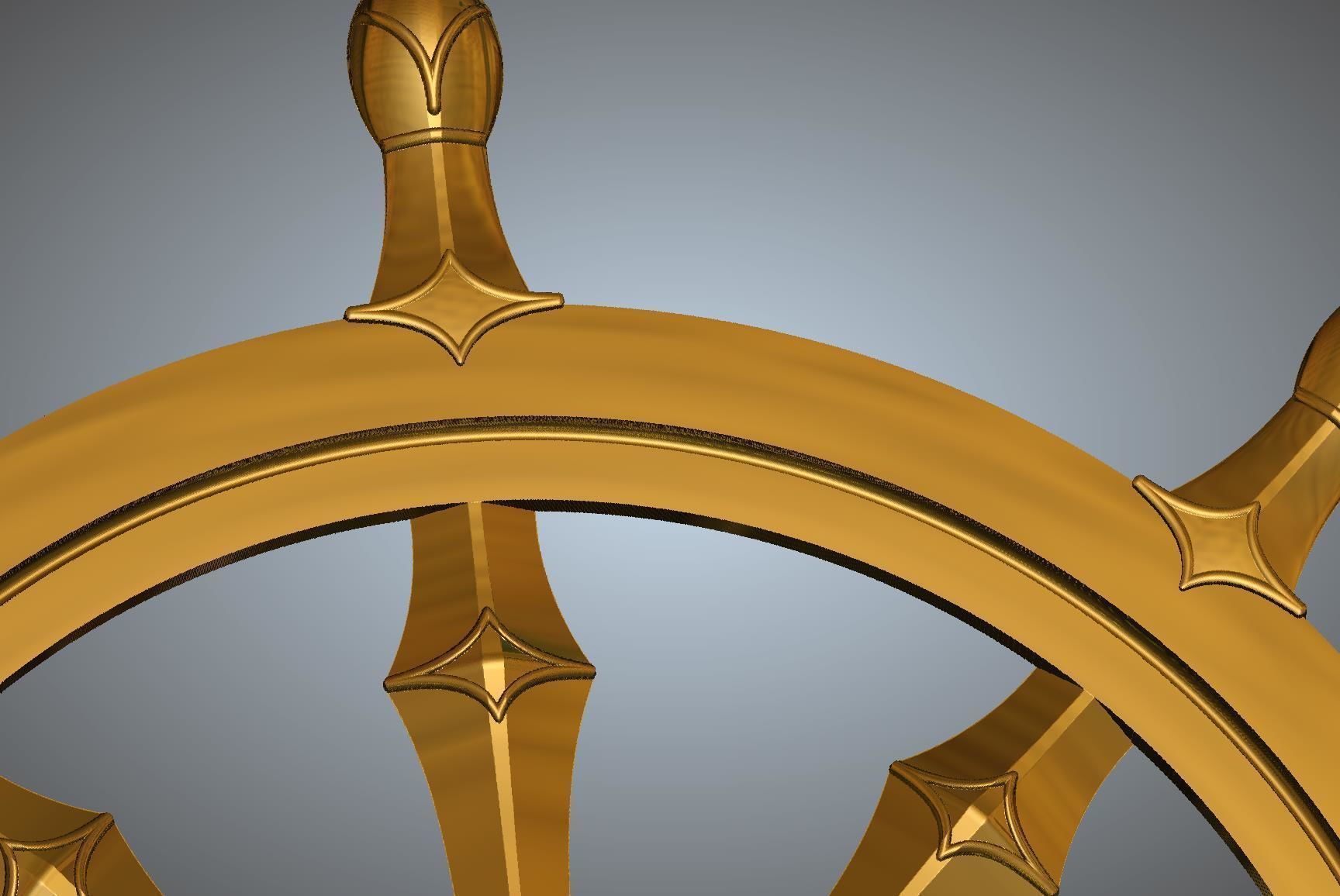 wheel of dharma 3D model 3D printable | CGTrader