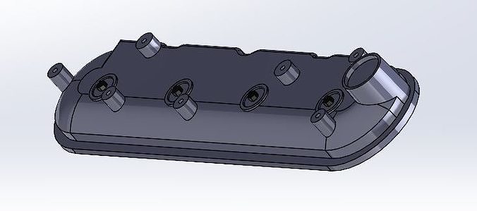 LS Valve Cover Passenger side 3D model | CGTrader