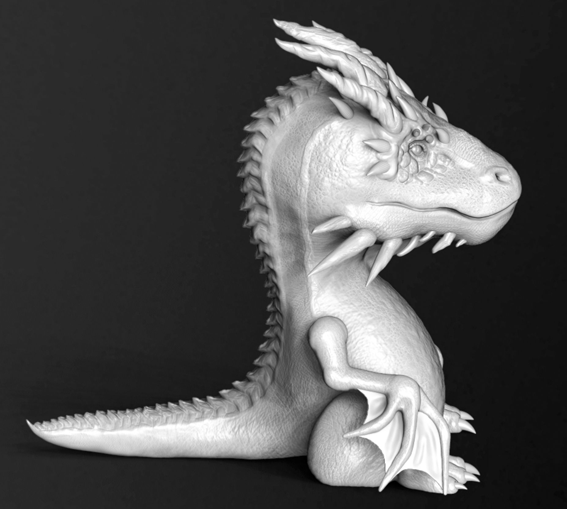 3D Printable Dragon 3D model 3D printable | CGTrader