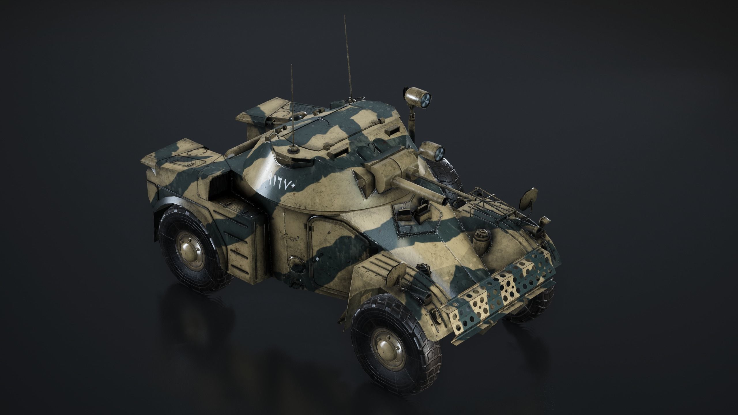 AML-60-12 Iraqi army 3D model | CGTrader