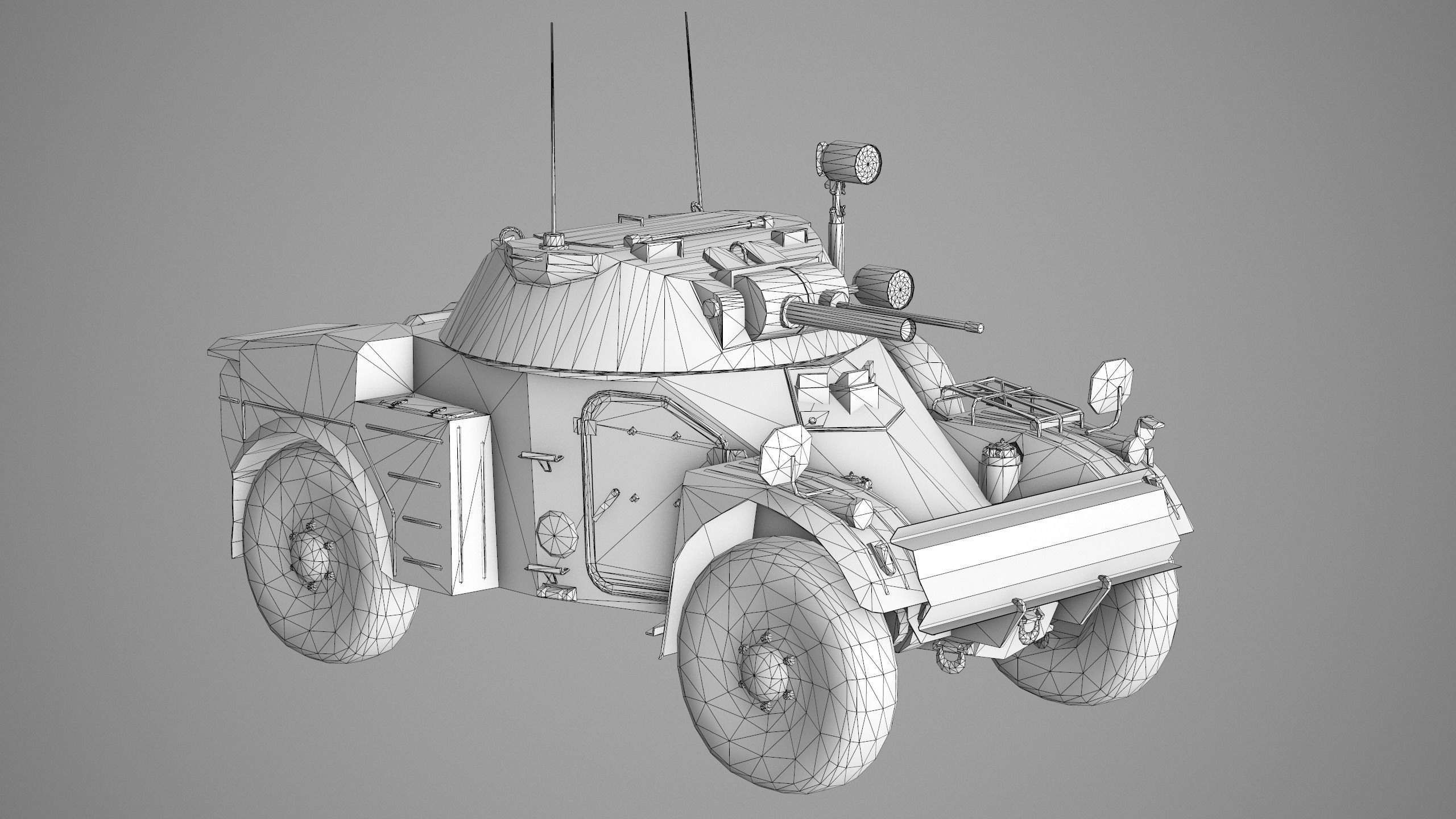 AML-60-12 Iraqi army 3D model | CGTrader